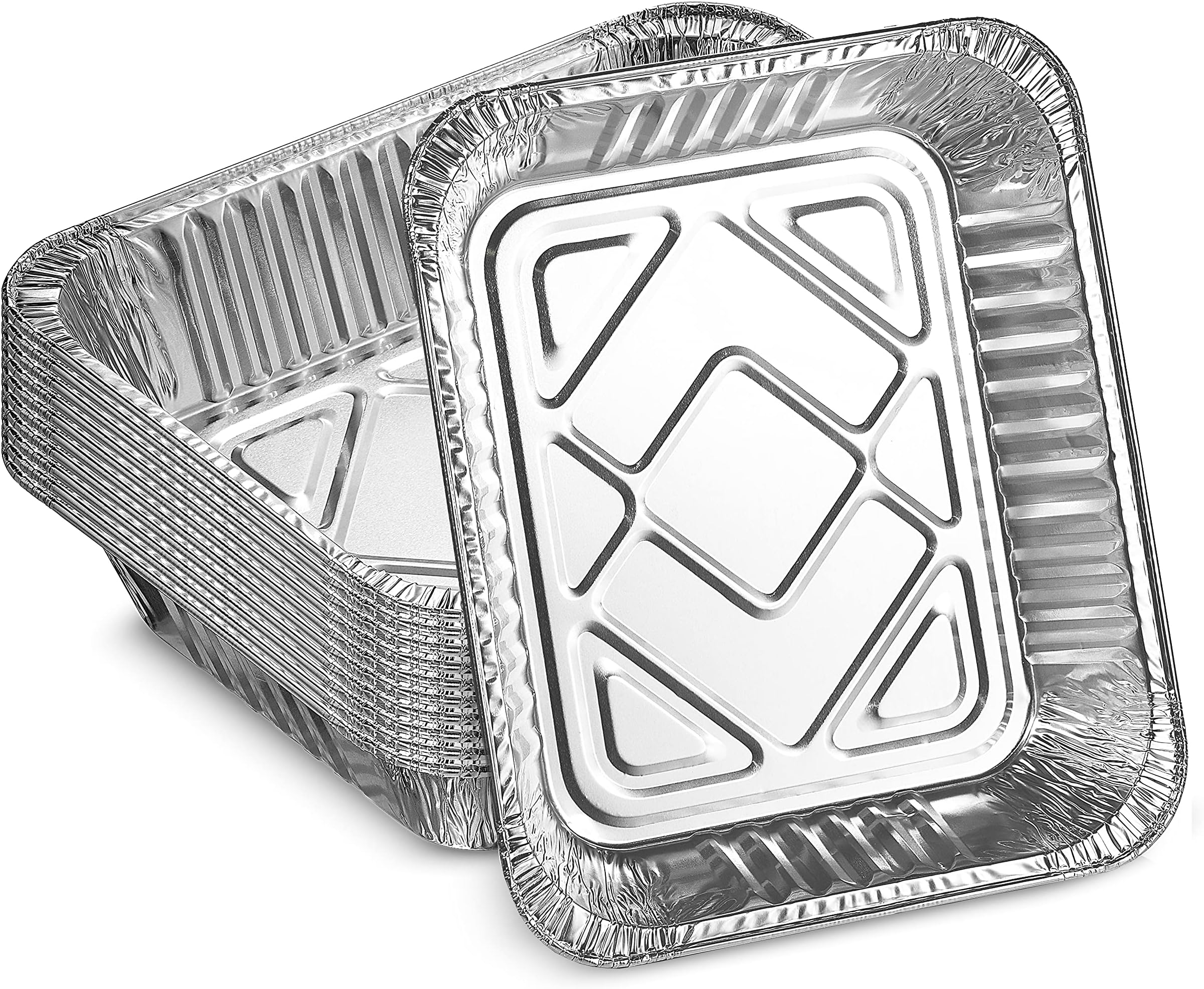 Amazon.com: MontoPack Aluminum Foil Pans Half Size Roasting Chafing Pan ...