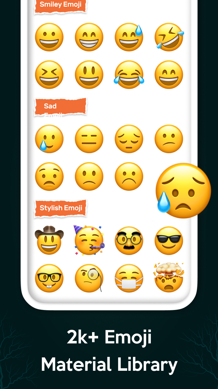 Emoji X Face Stickers - App on Amazon Appstore