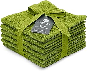 Amazon.com: Mellow Buff 100% Cotton Dish Cloth for Dish Washing, Terry ...