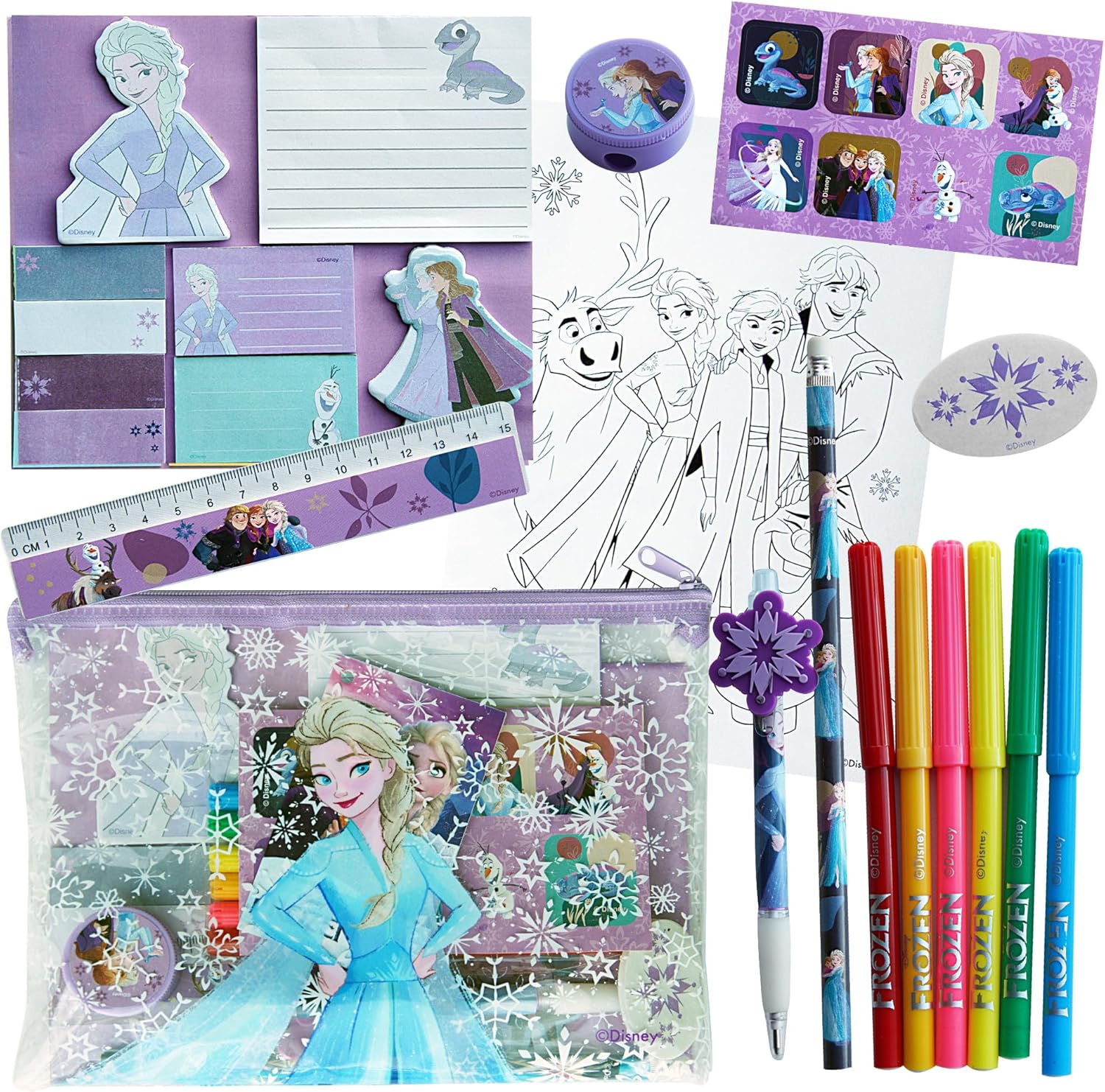 Frozen Stationery Sets for Girls - Frozen Pencil Case - Frozen ...