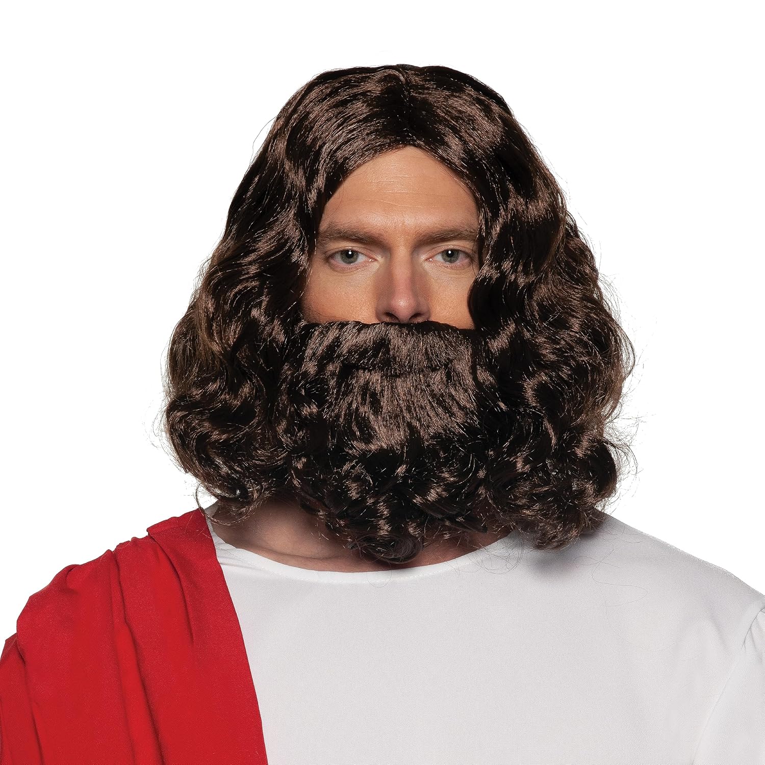 Amazon.com: UNDERWRAPS Halloween Costume Wigs Cosplay - Jesus Wig ...