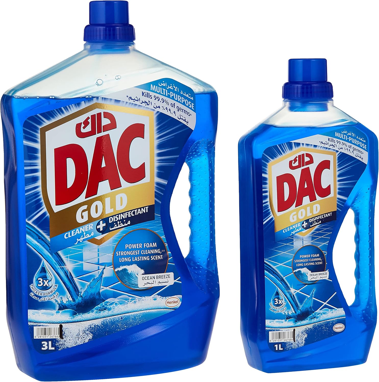 Dac Gold Disinfectant Multi-Purpose Cleaner - Ocean Breeze (3 Litres ...