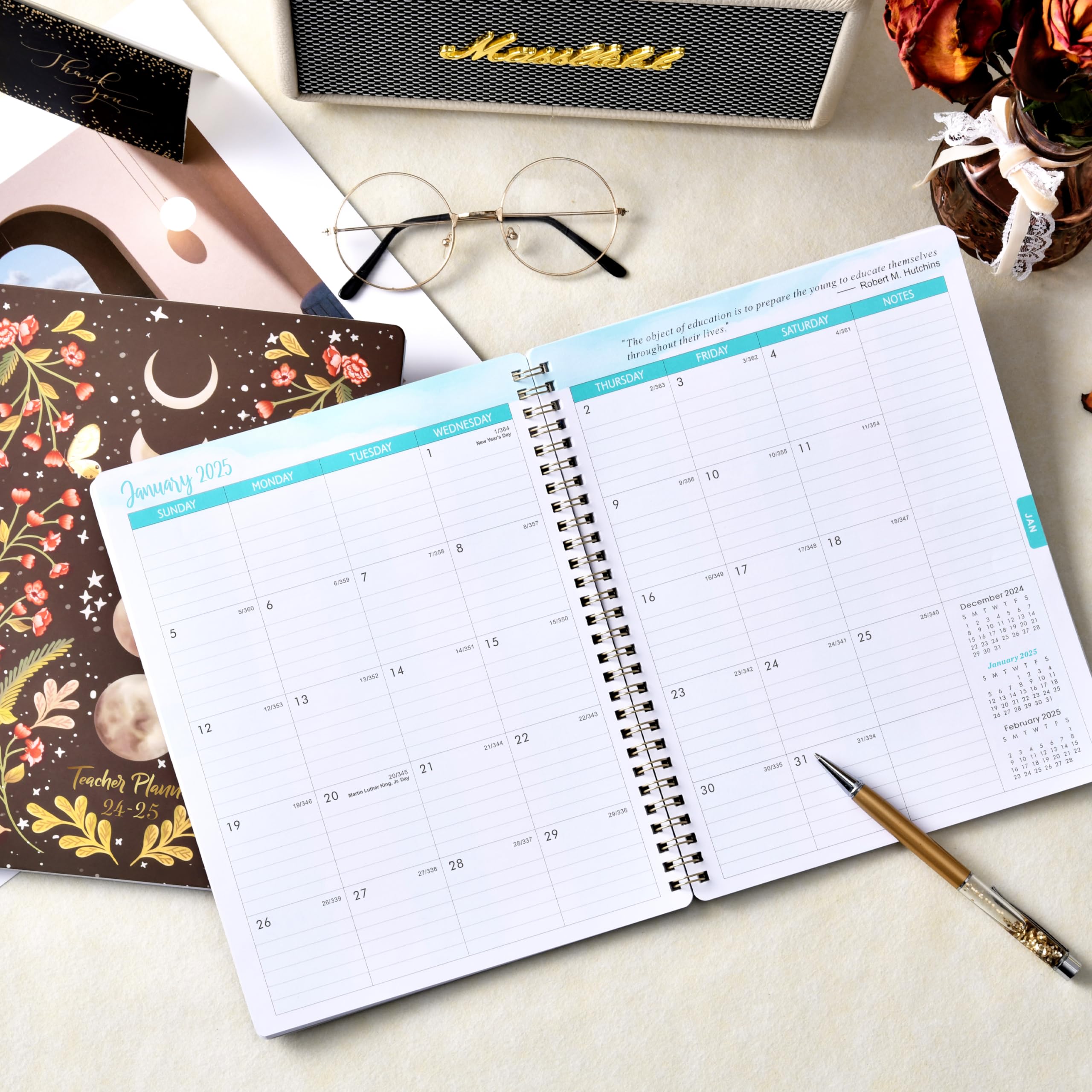 Snapklik.com : Teacher Planner 2024-2025 - 2024-2025 Weekly & Monthly ...