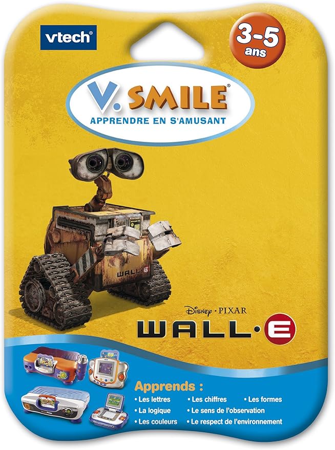 VTech – V. Smile Game Cartridge (Motion) Wall. E – 84085 : Amazon.co.uk ...