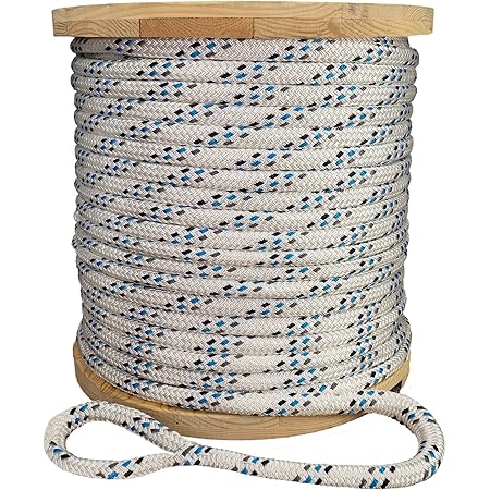 Amazon.com: Premium Polyester Double Braid Cable Pulling Rope | Made in ...