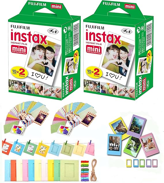 Amazon.com : Fuji Instax Mini Instant Film 40 Shots with Bonus 20 ...