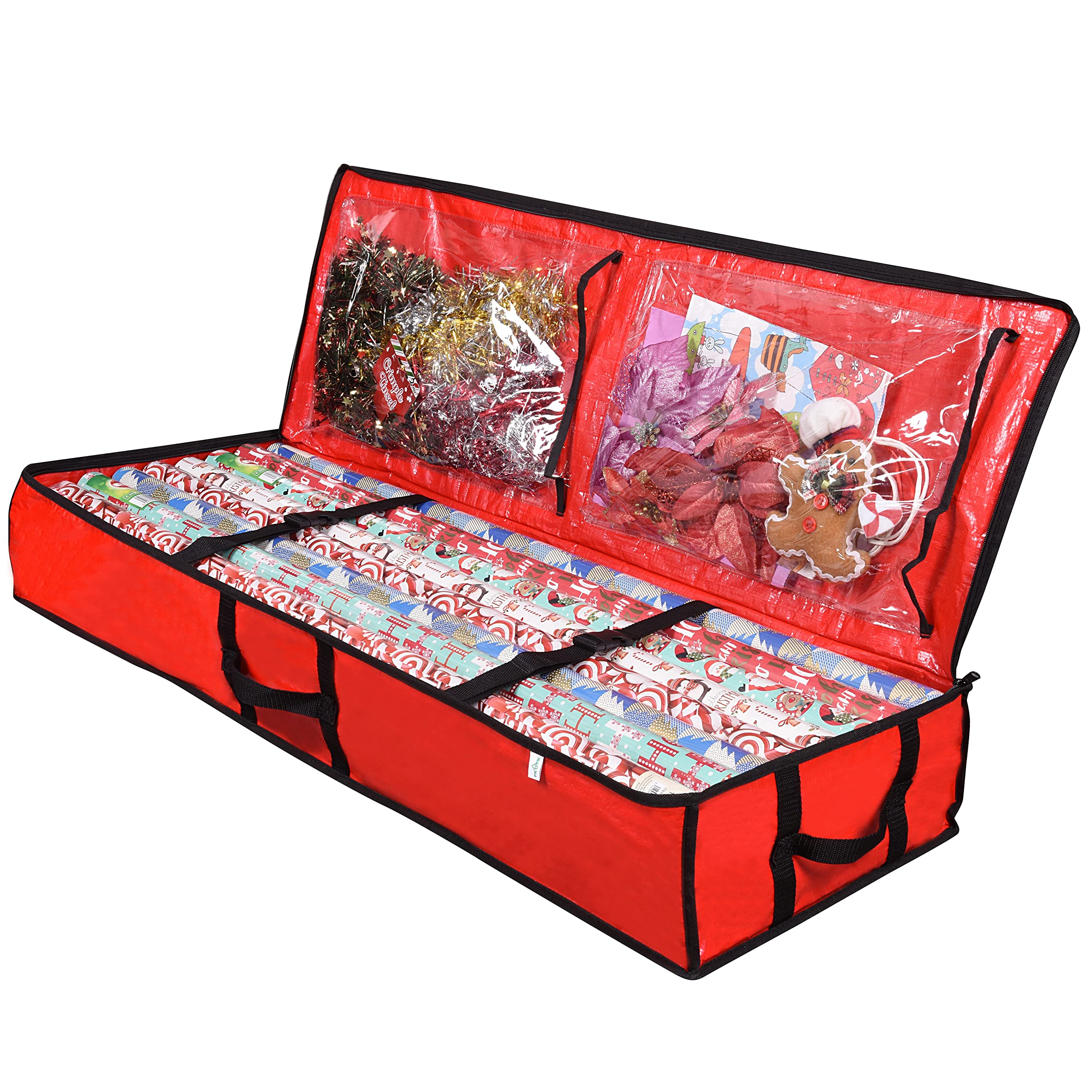 Snapklik.com : ProPik Wrapping Paper Storage Containers Gift Wrap Organizer Under Bed 41”x14”x6 ...