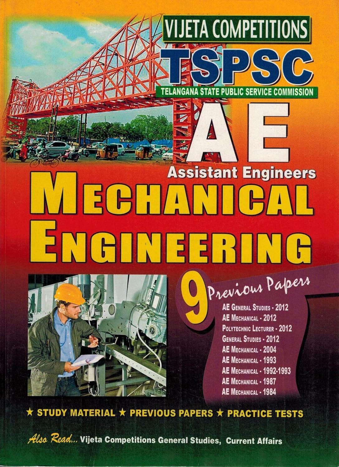 Buy TSPSC Assistant Engineers ( AE )- MECHANICAL ENGINEERING [ ENGLISH ...