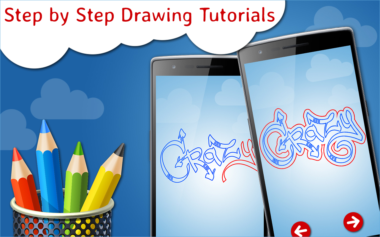 How to Draw Graffiti step by step Drawing App - App on the Amazon Appstore
