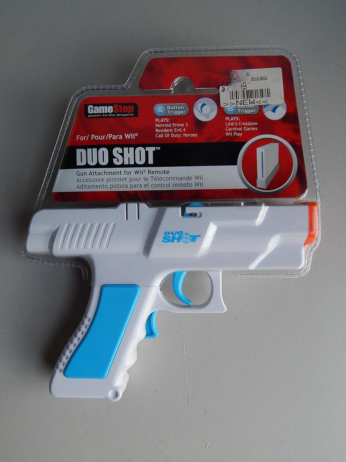 Amazon.com: Duo Shot Gun Attachment For Wii Remote : Video Games