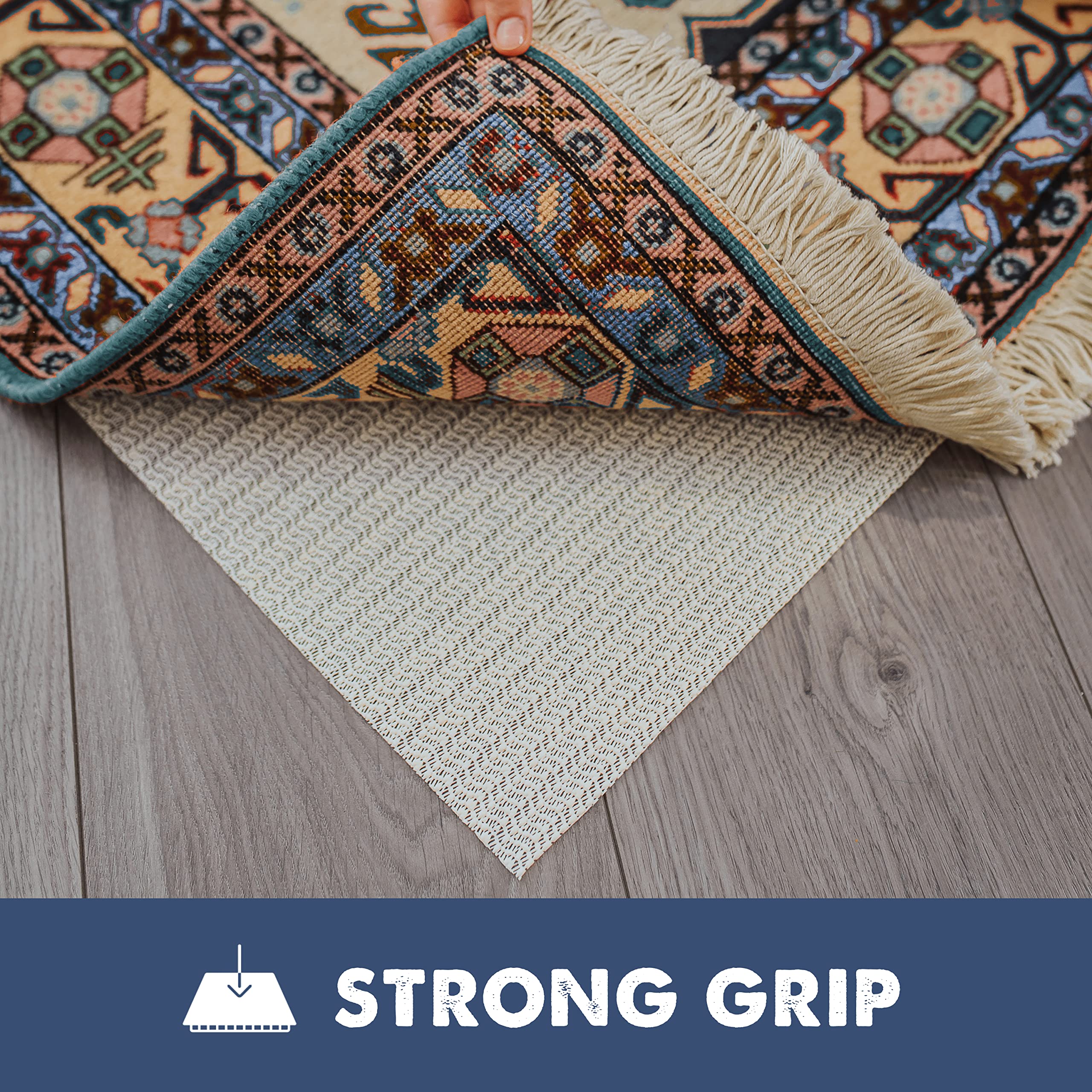 Carpet Underlay Non Slip Slip-Stop | Made In U.S.A. | Rug Grip NATURAL ...