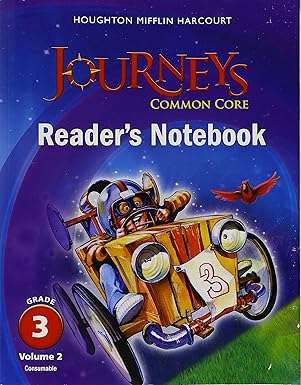 Amazon.com: Houghton Mifflin Harcourt Journeys: Common Core Reader's Notebook Consumable Volume ...