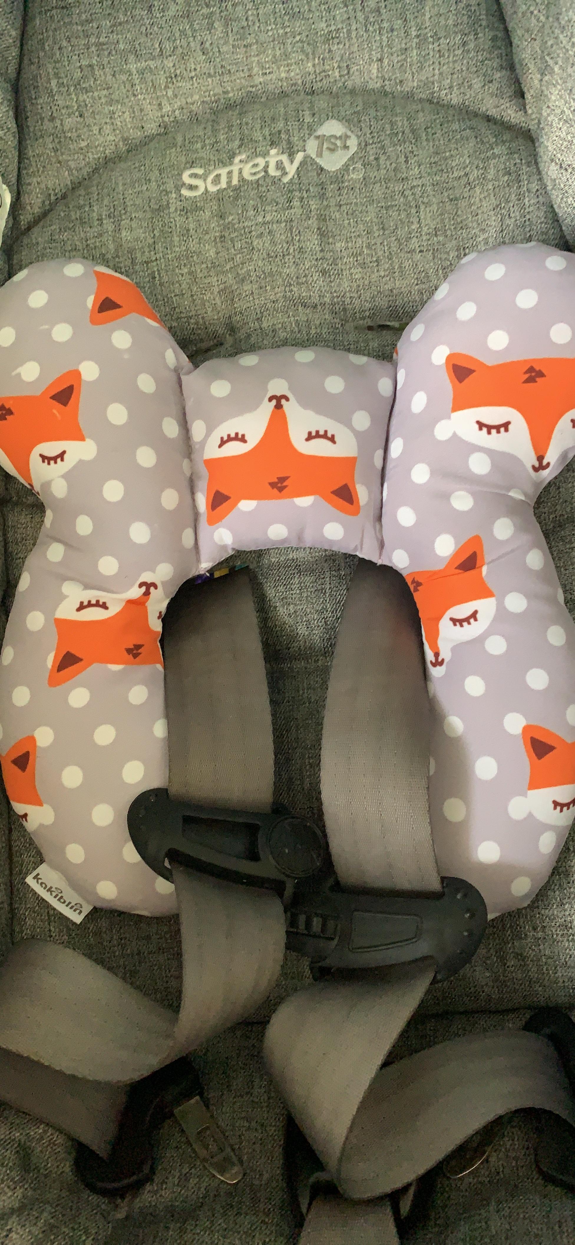 Baby Neck Support Pillow, KAKIBLIN Infant Travel Pillow for Car Seat ...