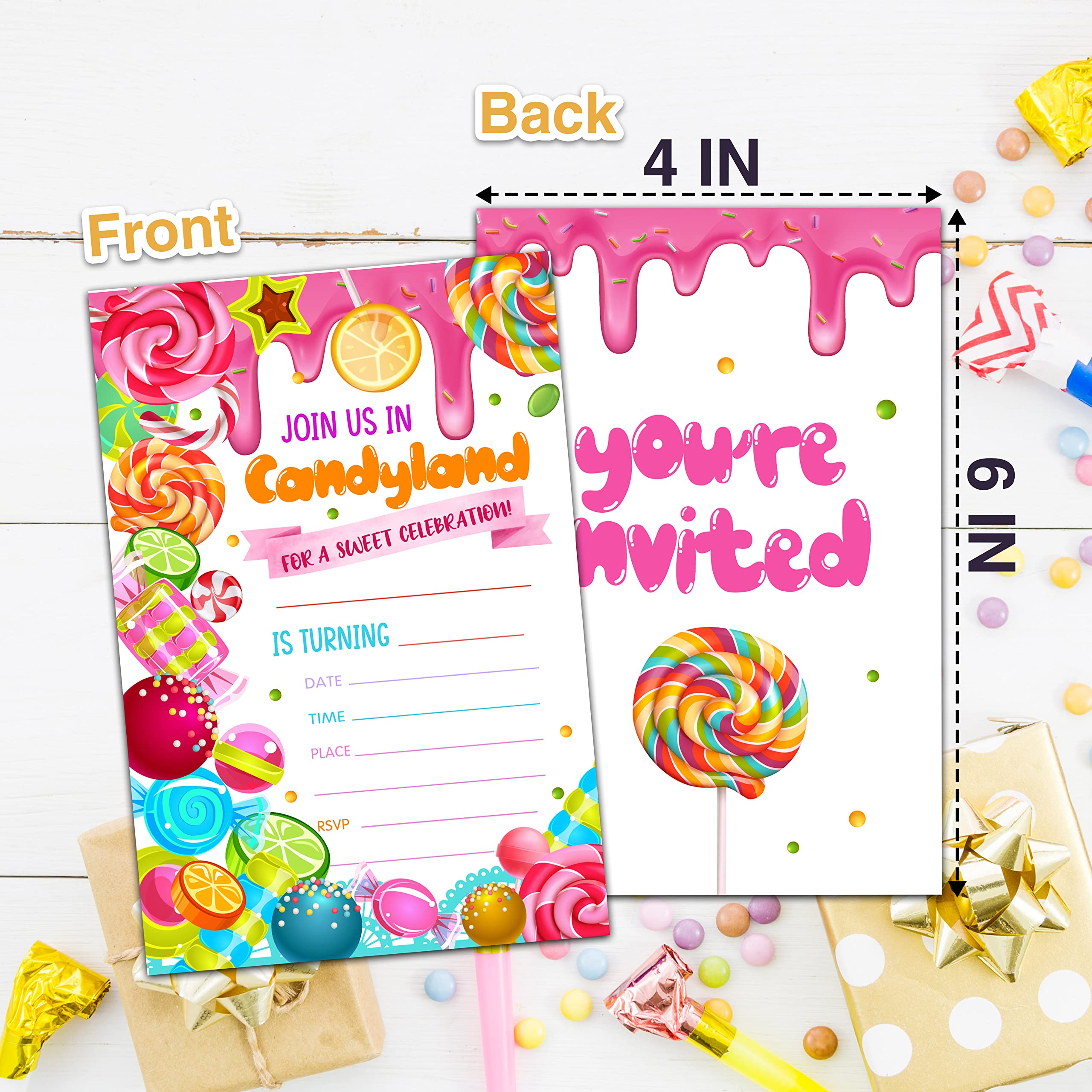 Candy Birthday Invitation Wording Candy Cane Christmas Party