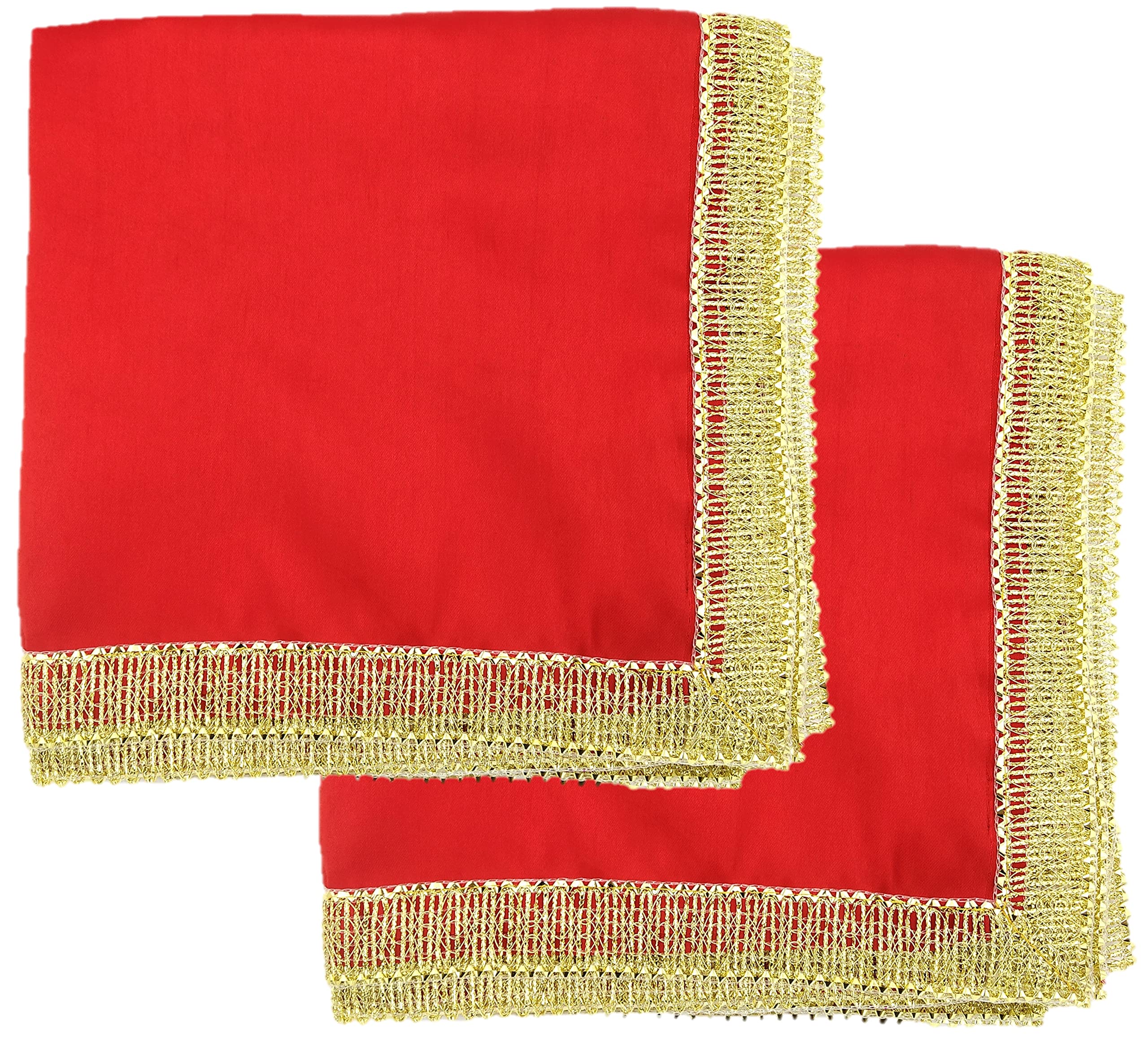 Buy Bhakti Lehar (1 Meter) Satin Cloth for Puja | Diwali Pooja Sartin ...