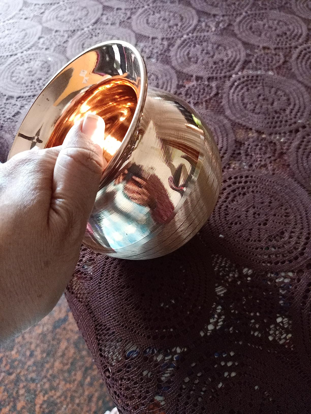 KUVI Pure Copper Lota | Tambe Ka Lota for Storing & Serving Water ...