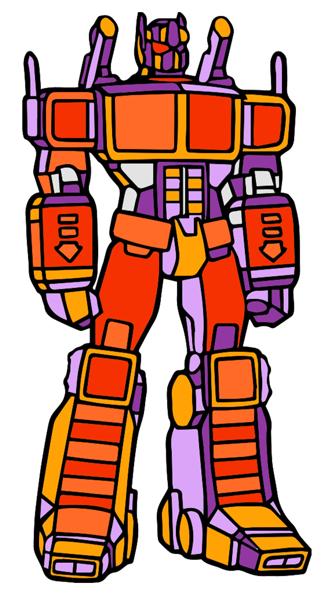 Robots Color By Number - Glitter, Crayon Animated Coloring Book - App ...