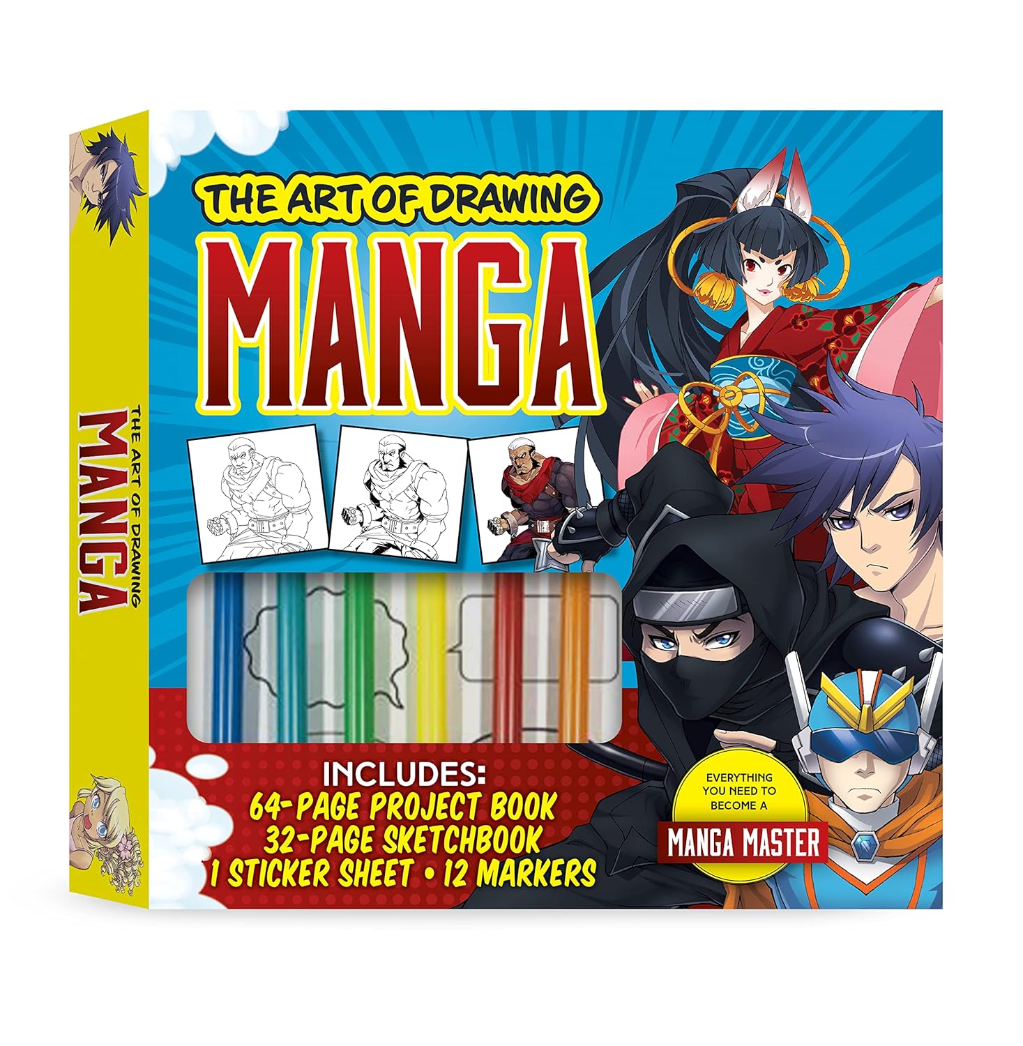 Buy The Art of Drawing Manga Kit: Everything you need to become a manga ...
