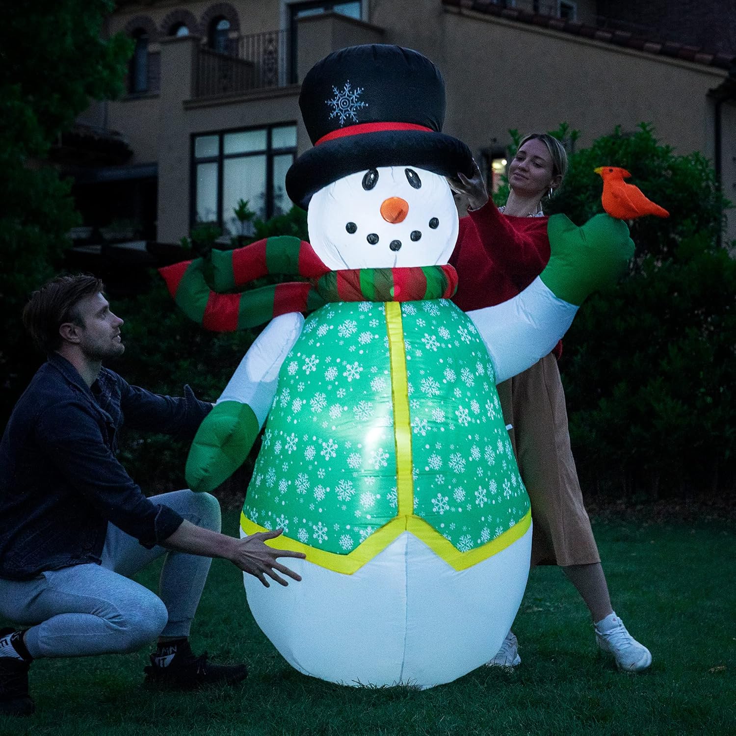 Amazon.com: VIVOHOME 6FT Christmas Inflatable Outdoor Decoration ...