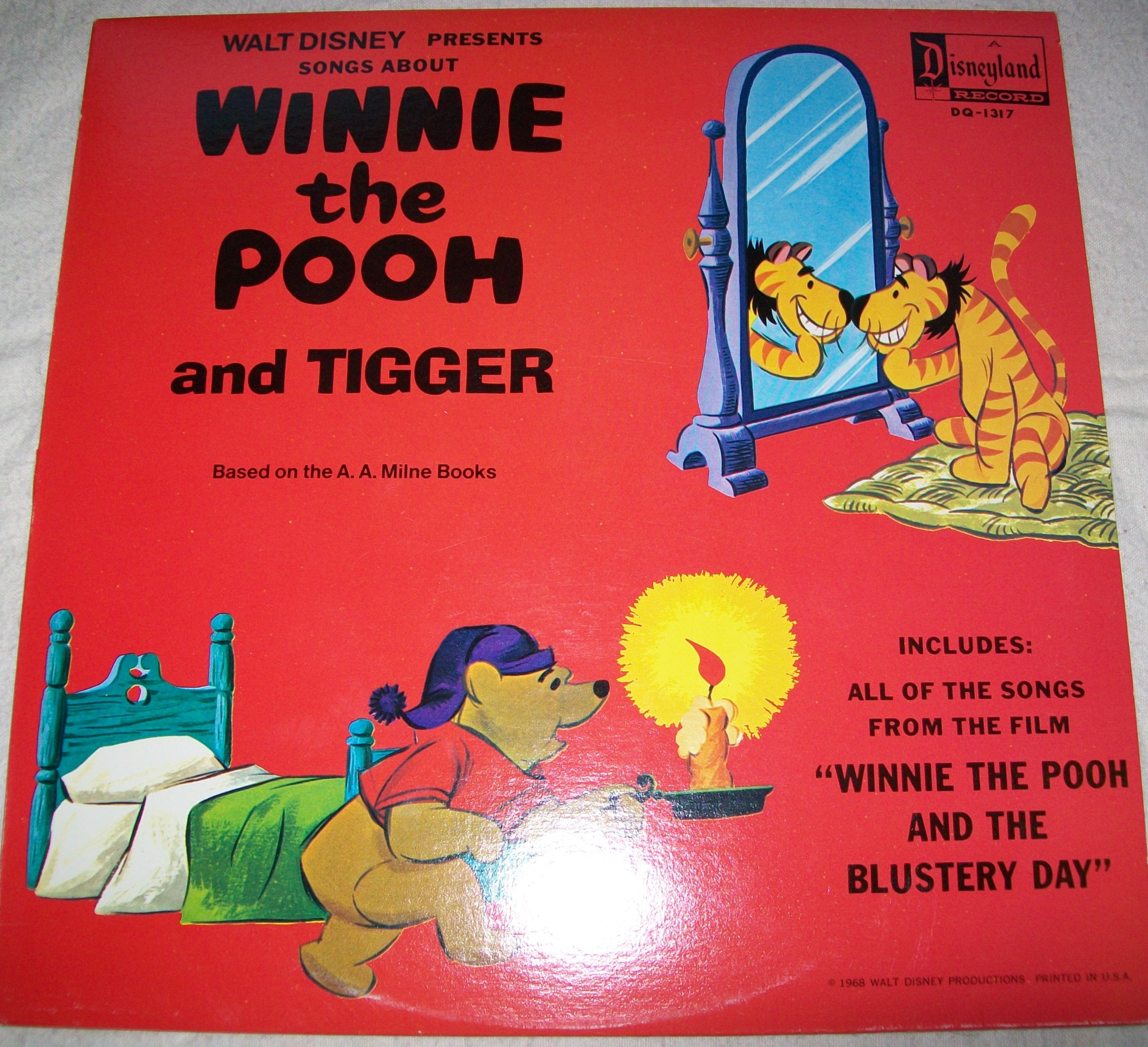 Buy Walt Disney Presents Songs About Winnie The Pooh and Tigger Based ...