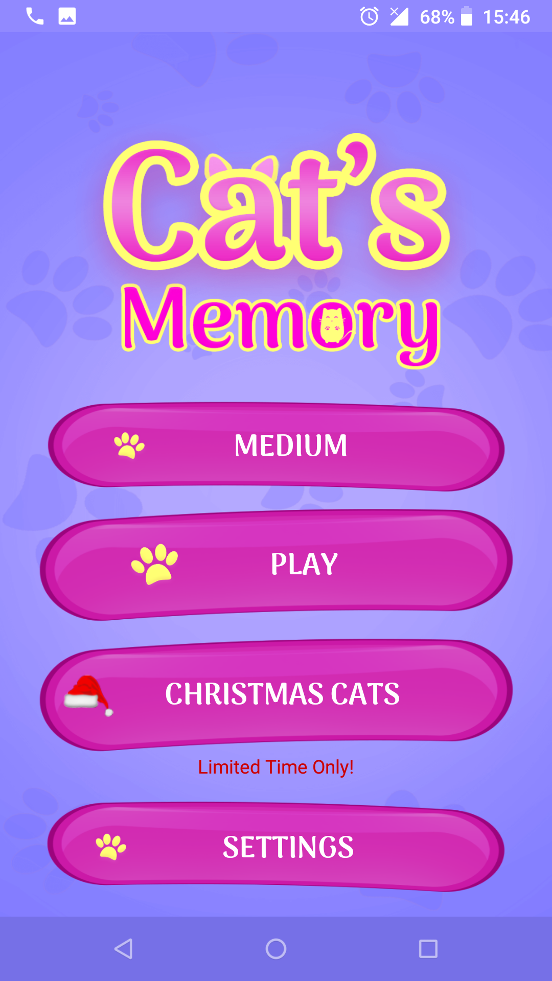 CUTE CATS Memory matching Game - App on Amazon Appstore