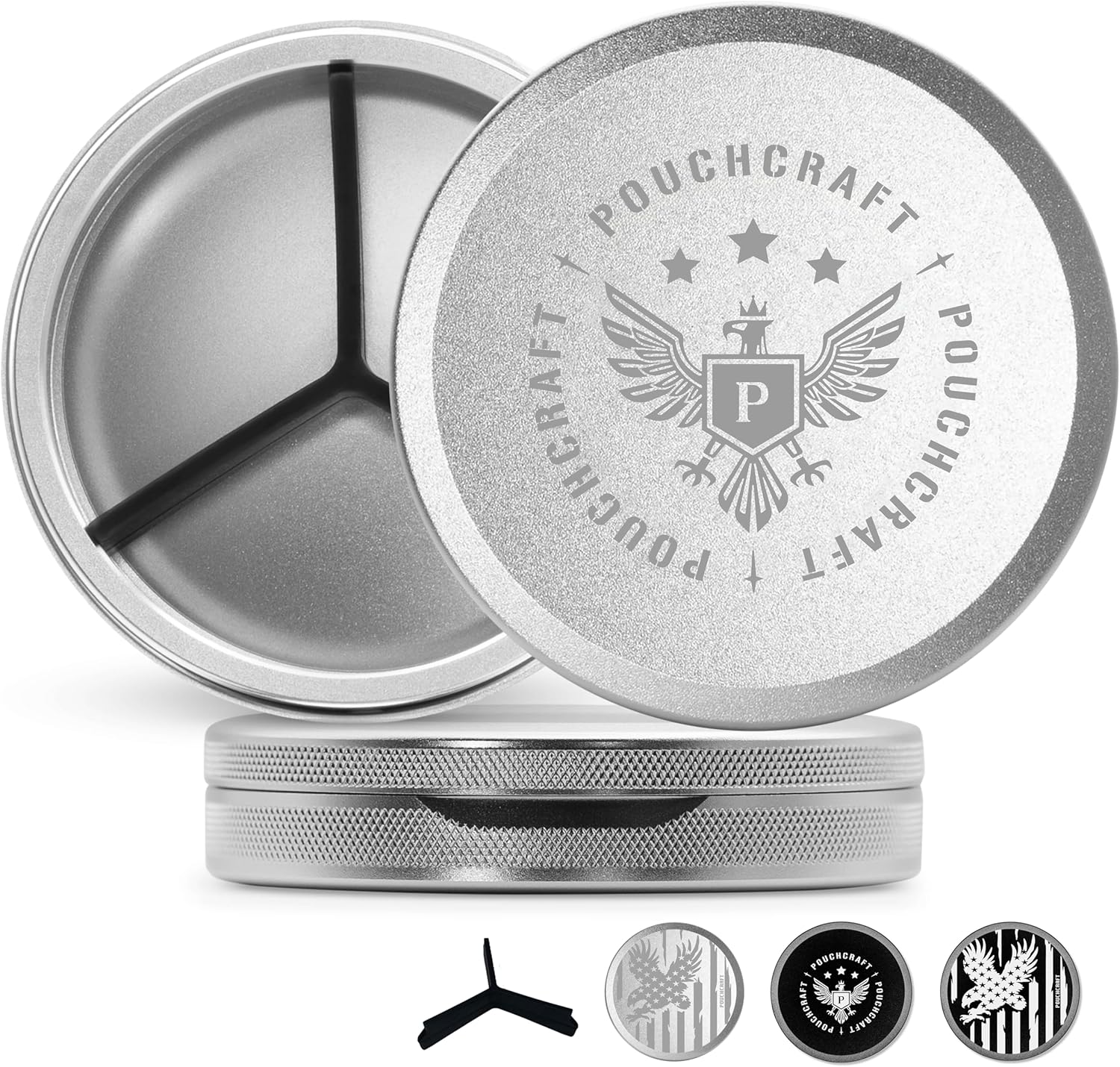 Amazon.com: Metal Pouch Can | Metal Container | Slim EDC Pocket Tin ...