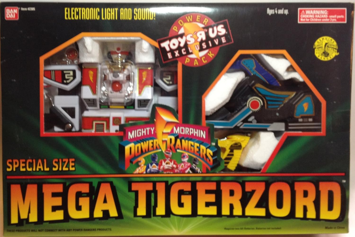 Amazon.com: BANDAI Power Rangers Mega Tigerzord (Special Size) : Toys ...