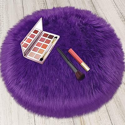 Amazon.com: Mudder 2 Pieces Heart Shaped Rug Faux Room Fluffy Carpet ...