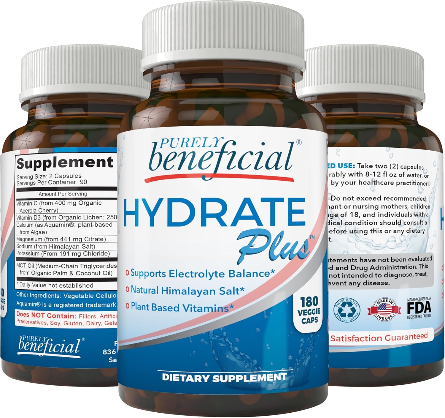 Keto Electrolyte Supplement- All Natural Electrolyte Capsules w ...