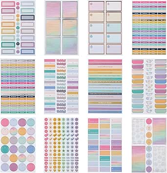 Amazon.com: Erin Condren Too Cool for School Sticker Book including 12 ...