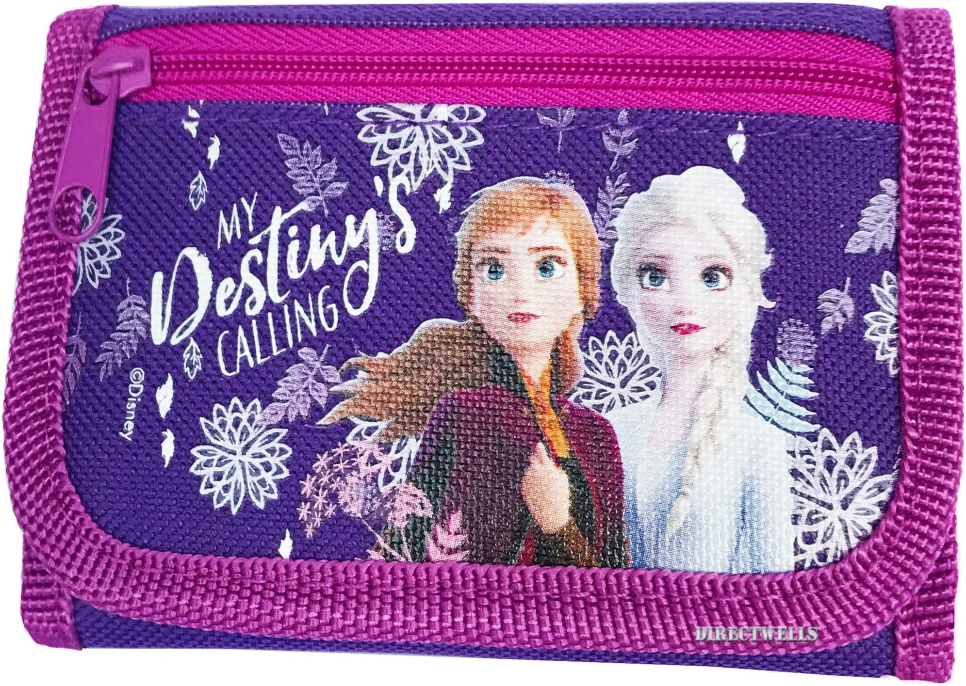 Amazon.com: Disney Frozen Blue Pouch Wallet W/Lanyard-Elsa, Anna & Olaf ...