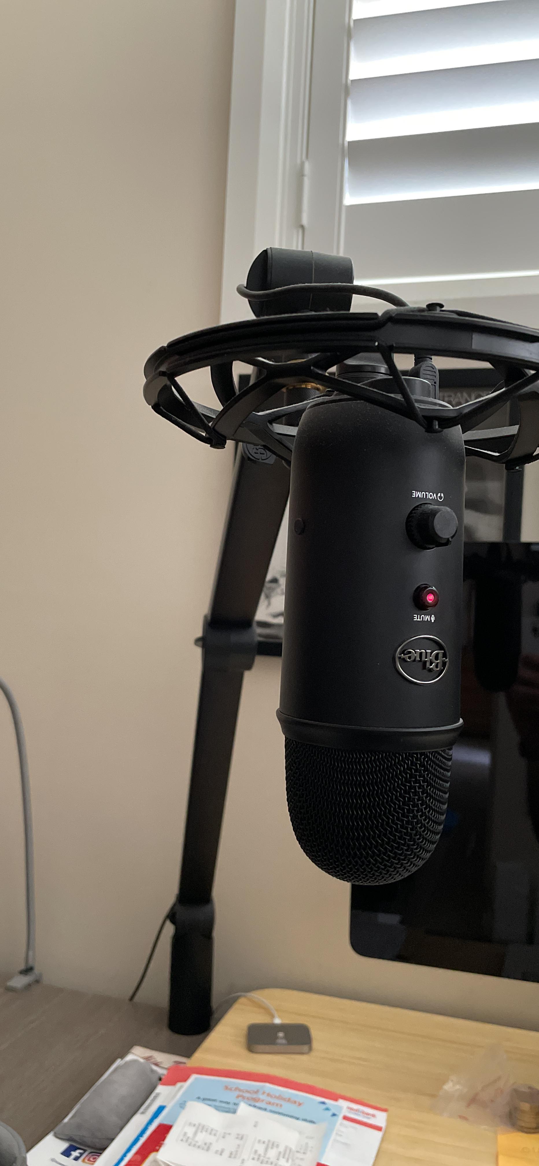 Blue Yeticaster Professional Broadcast Bundle with Yeti USB Microphone ...