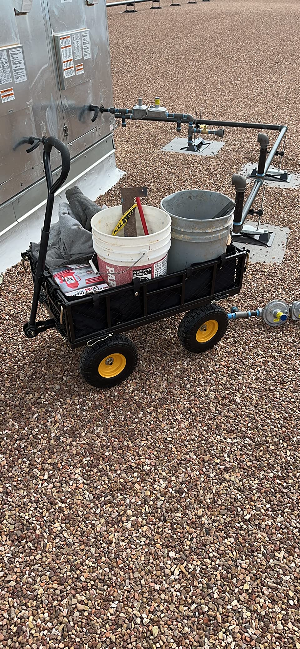 $23/mo - Finance Yardsam Heavy Duty Steel Garden Cart with No-Flat ...
