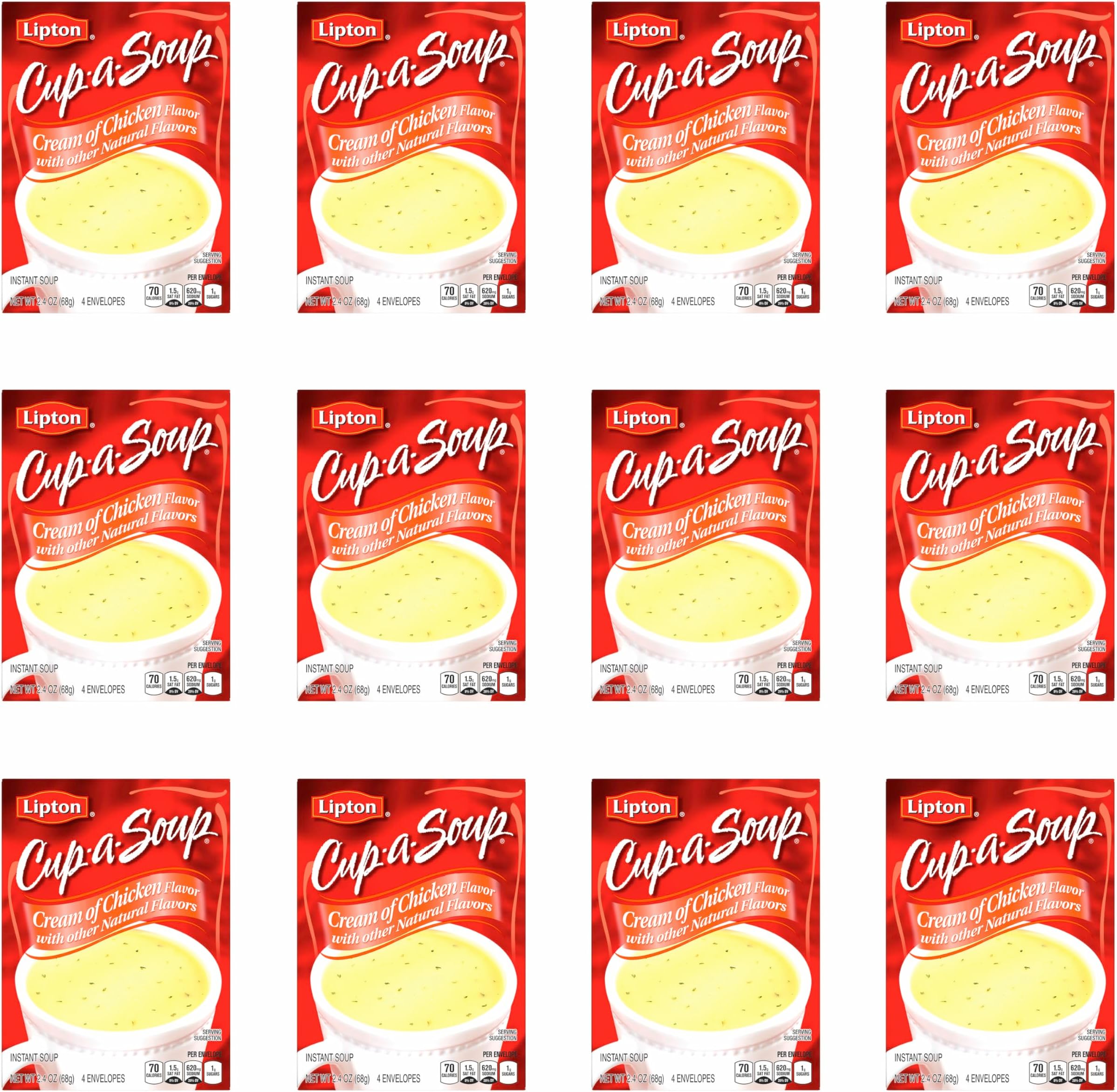 Amazon.com : SOUP SECRETS Lipton Instant Soup Mix Chicken Flavor Noodle ...