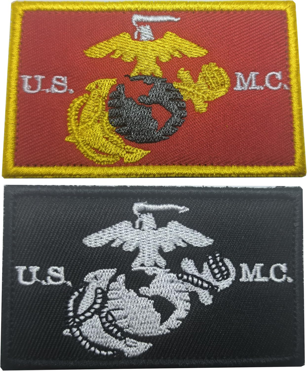 Amazon.com: FFILL 2 Pack US Marine Corps Flag Patch Army Force Flags ...