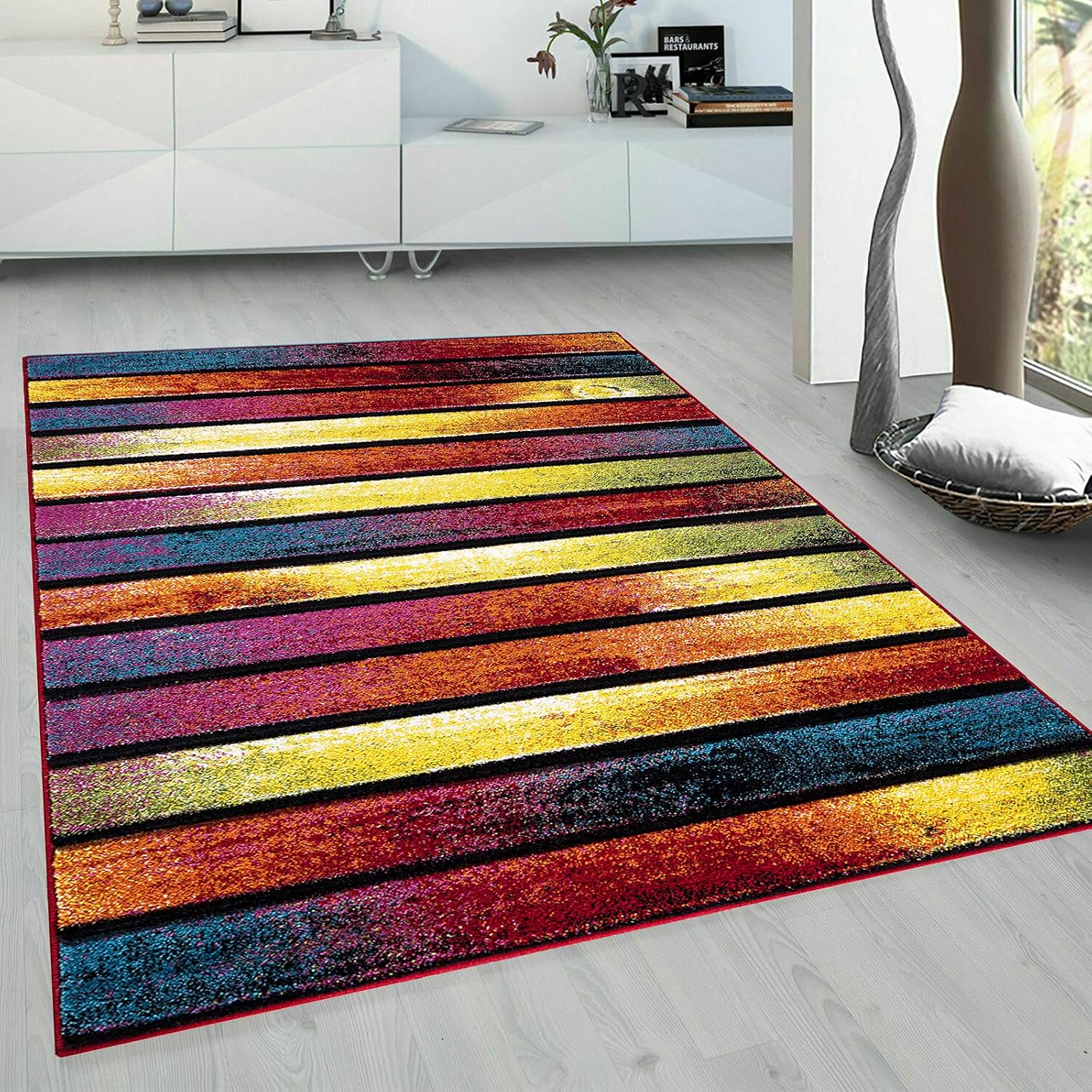 renoazul® Multi Colour Area Rugs for Living Room, Hallway, Bedroom and ...