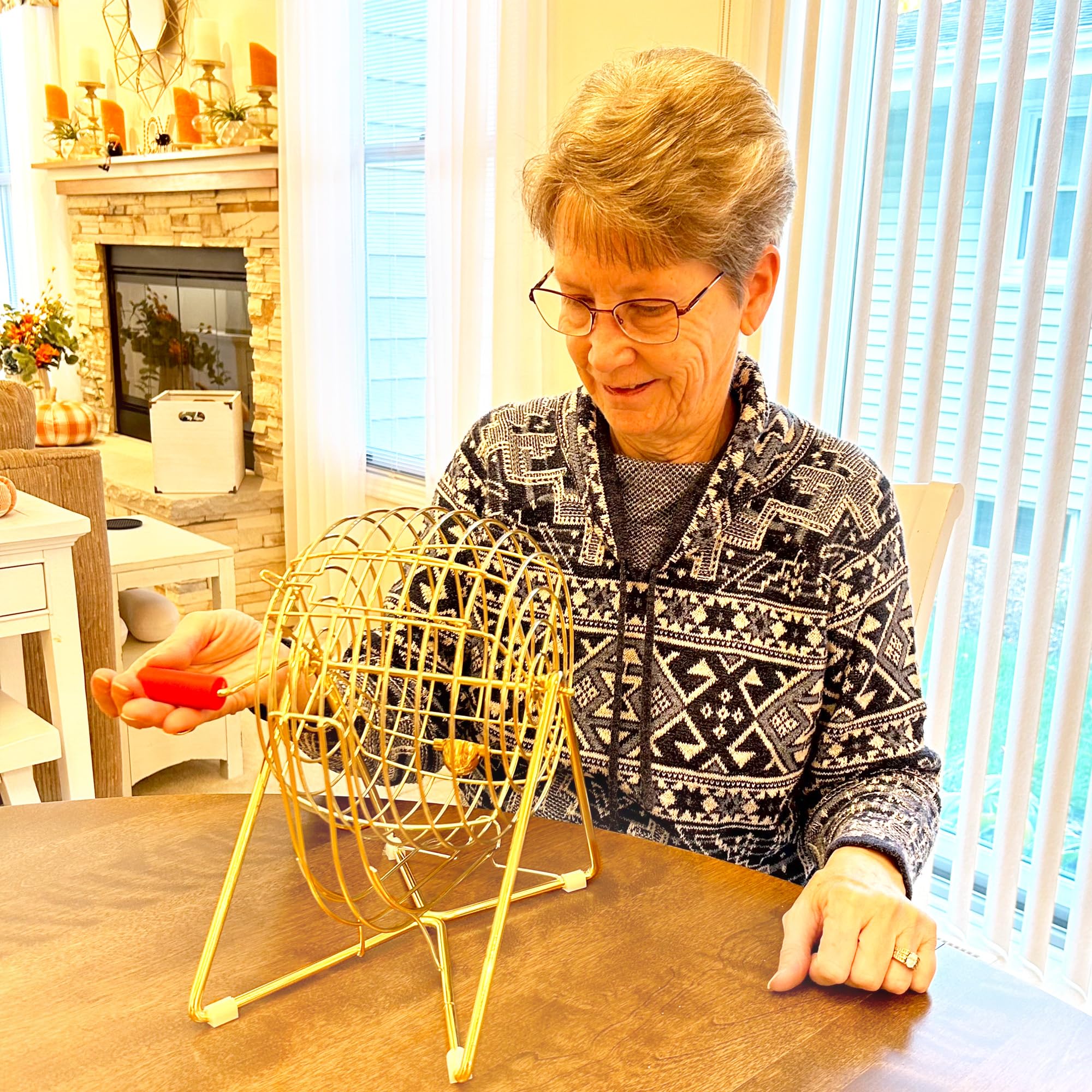 MR CHIPS 11 Inch Tall Professional Bingo Set with Steel🍄 Descubra as ...