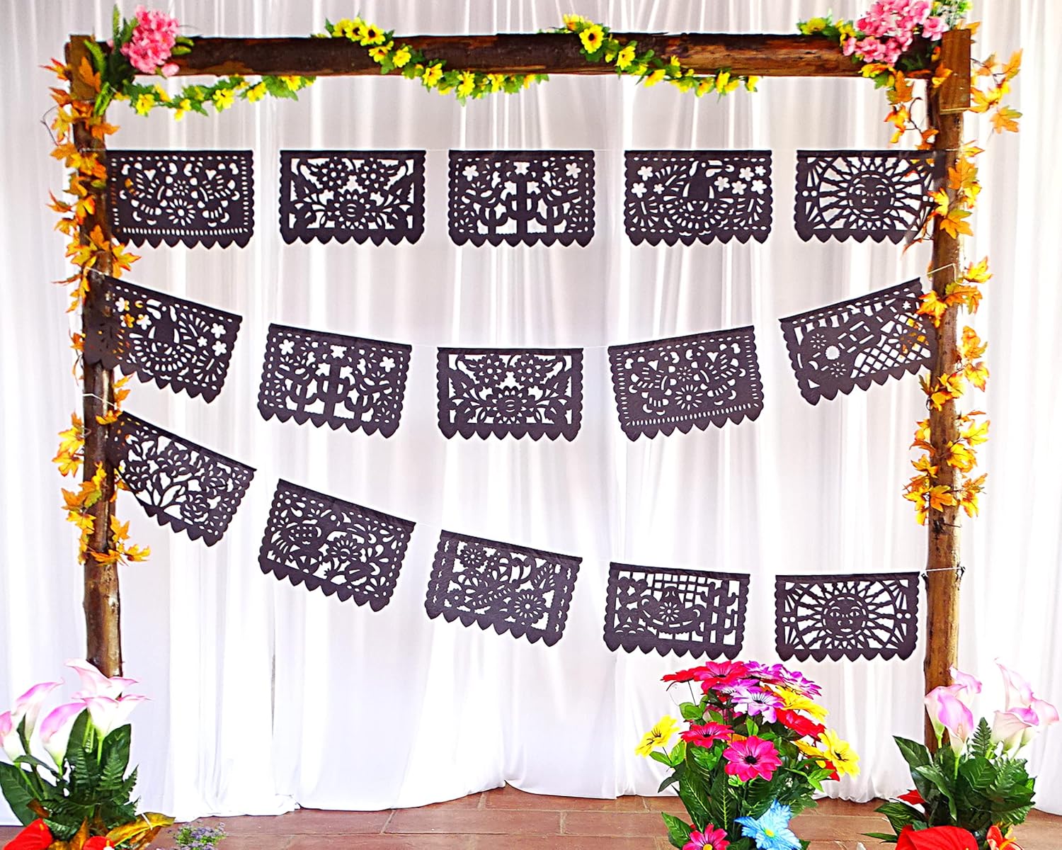 Amazon.com: 5 Pack Cinco de Mayo Party Decorations, Papel Picado Banner ...