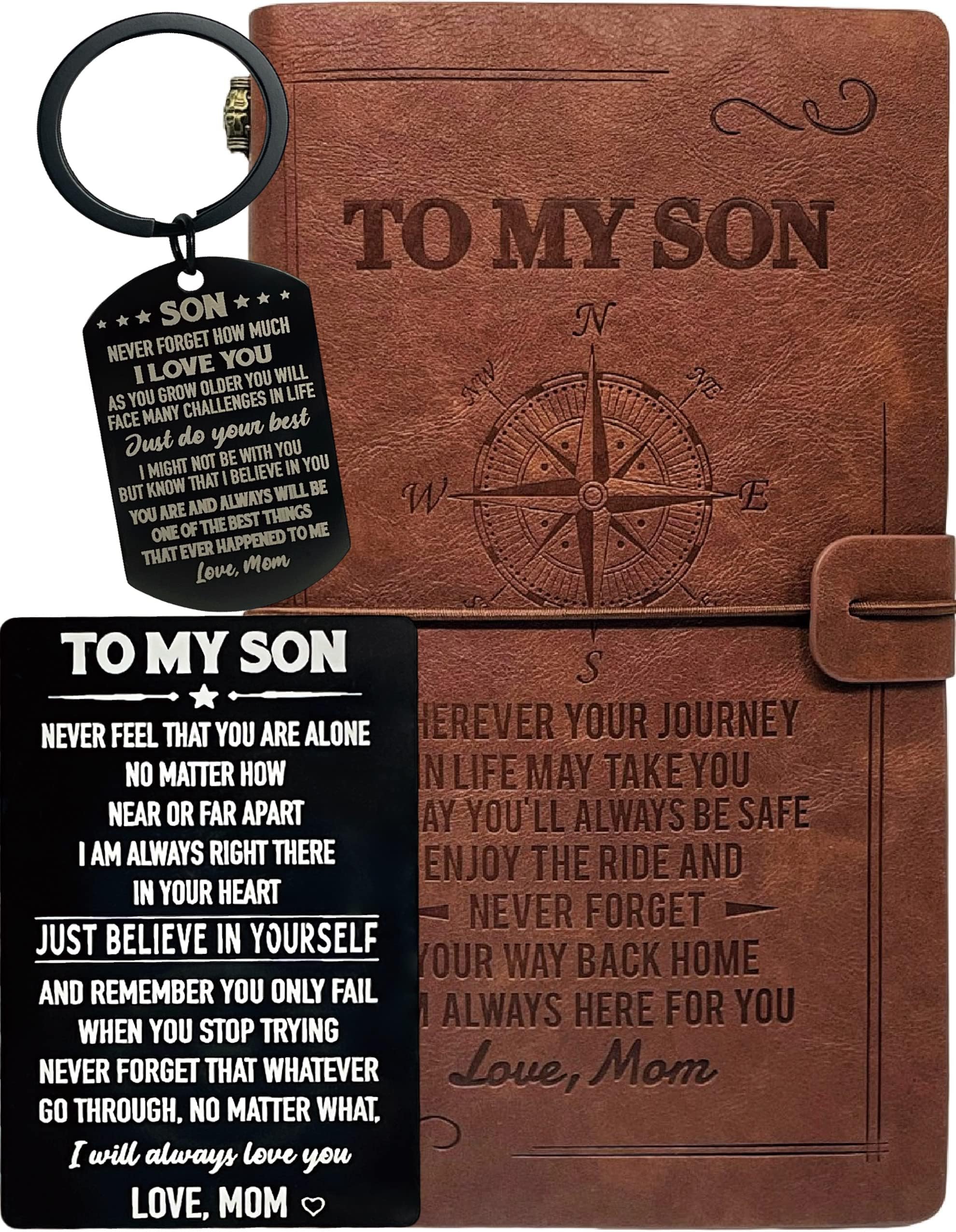 Amazon.com : Gifts for Son Birthday, Son Journal from Mom, Son Birthday ...