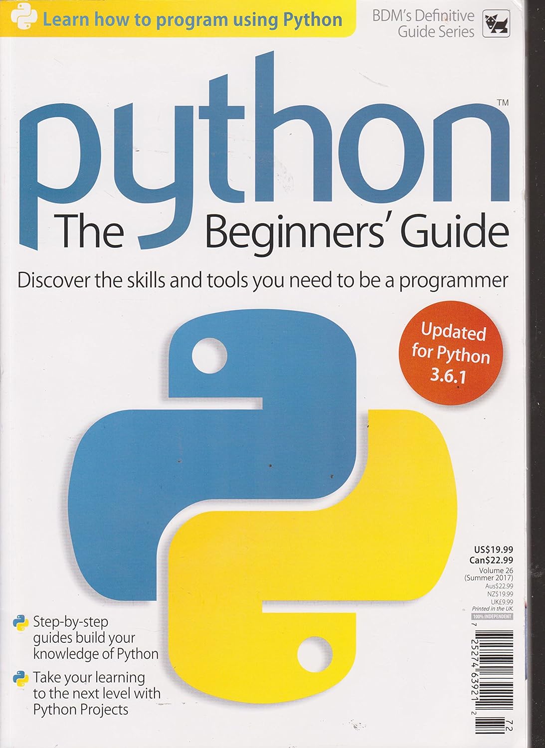 Python The Beginners Guide Magazine Volume 26 Summer 2017: Amazon.com ...