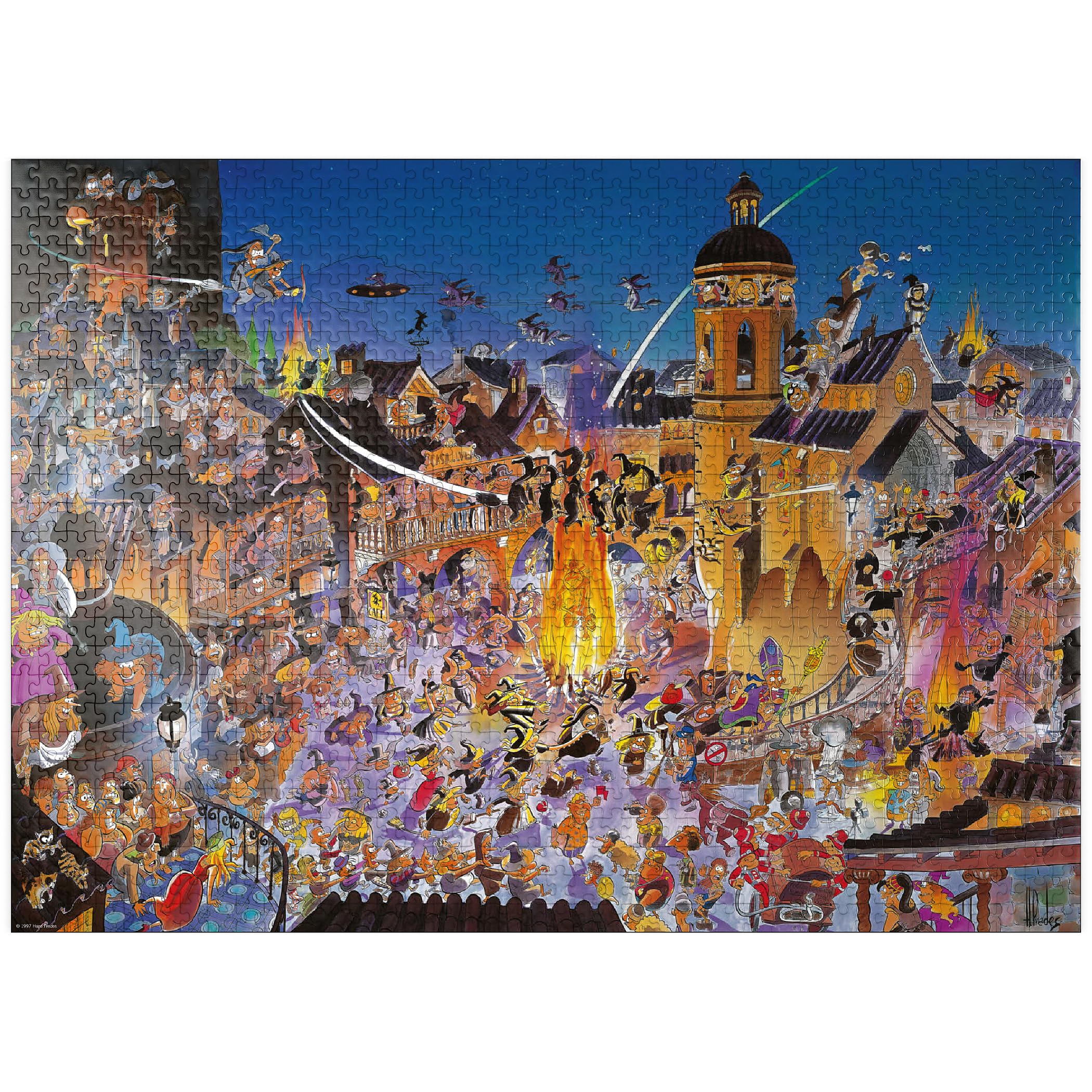 Amazon.com: MyPuzzle Walpurgis Night - Hugo Prades - Premium 1000 Piece ...