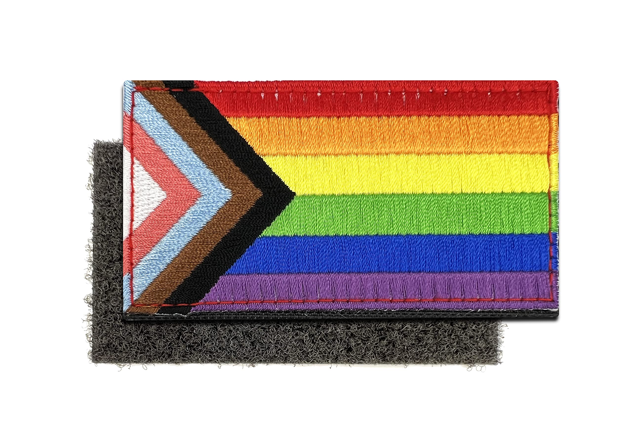 Amazon.com: Progress Pride Flag LGBTQ Patch Hook - LGBT Equality Gay ...