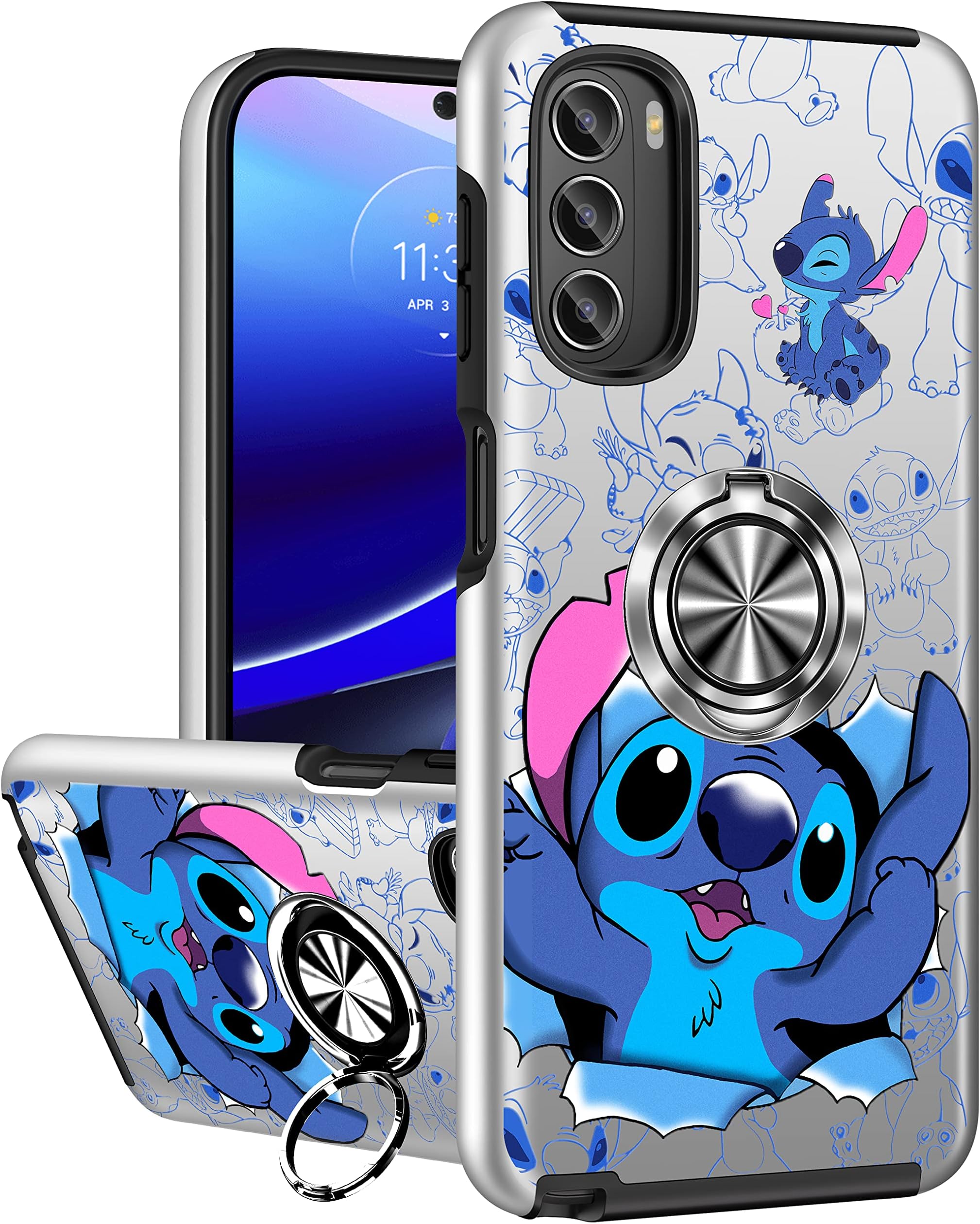 Amazon.com: Funermei (2in1 for Moto G Stylus 5G 2022 Case for Women ...