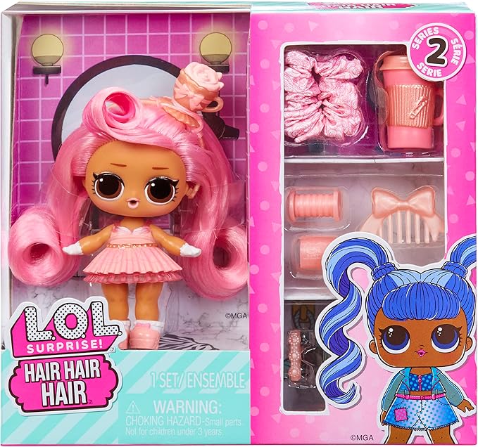 Amazon.com: LOL Surprise Hair Hair Hair Dolls, Series 2 with 10 ...