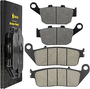 Amazon.com: Caltric Front Rear Brake Pads Compatible with Honda Ctx700 ...