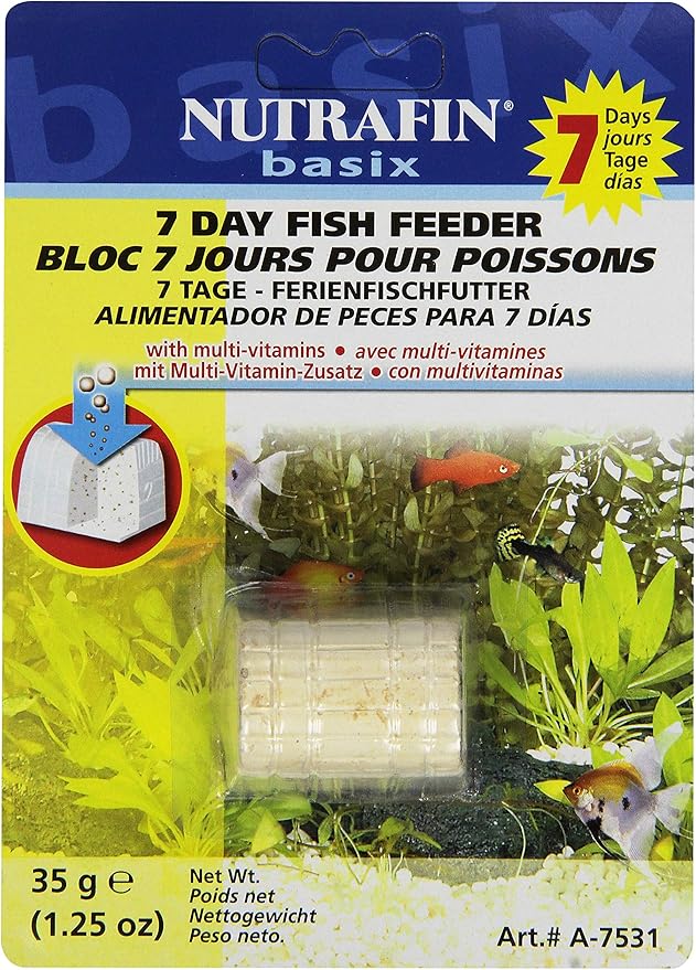Amazon.com : Nutrafin 7 Day Treasure Chest Weekend Fish Feeder : Fish ...