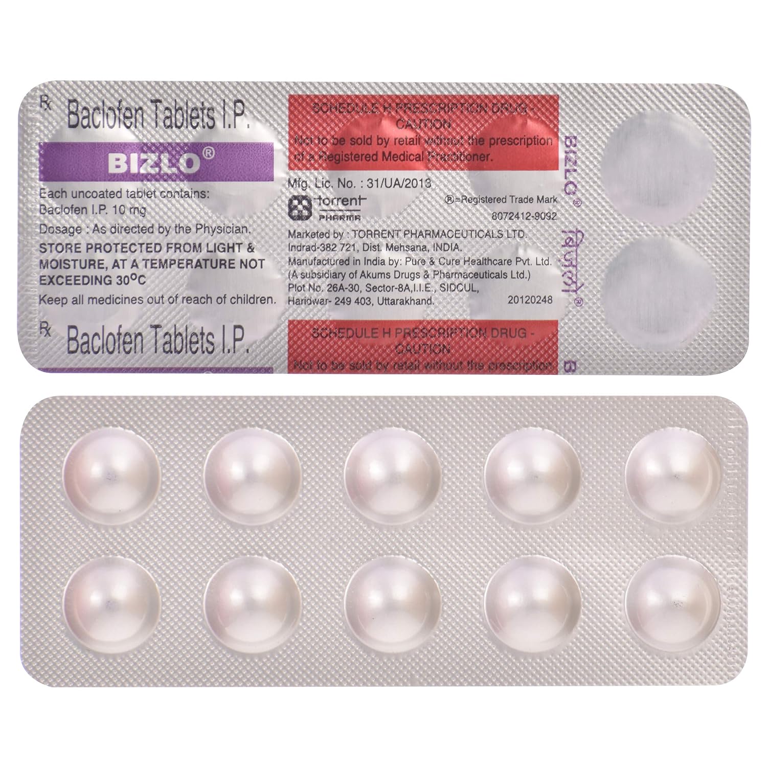 Bizlo 10 mg - Strip of 10 Tablets : Amazon.in: Health & Personal Care