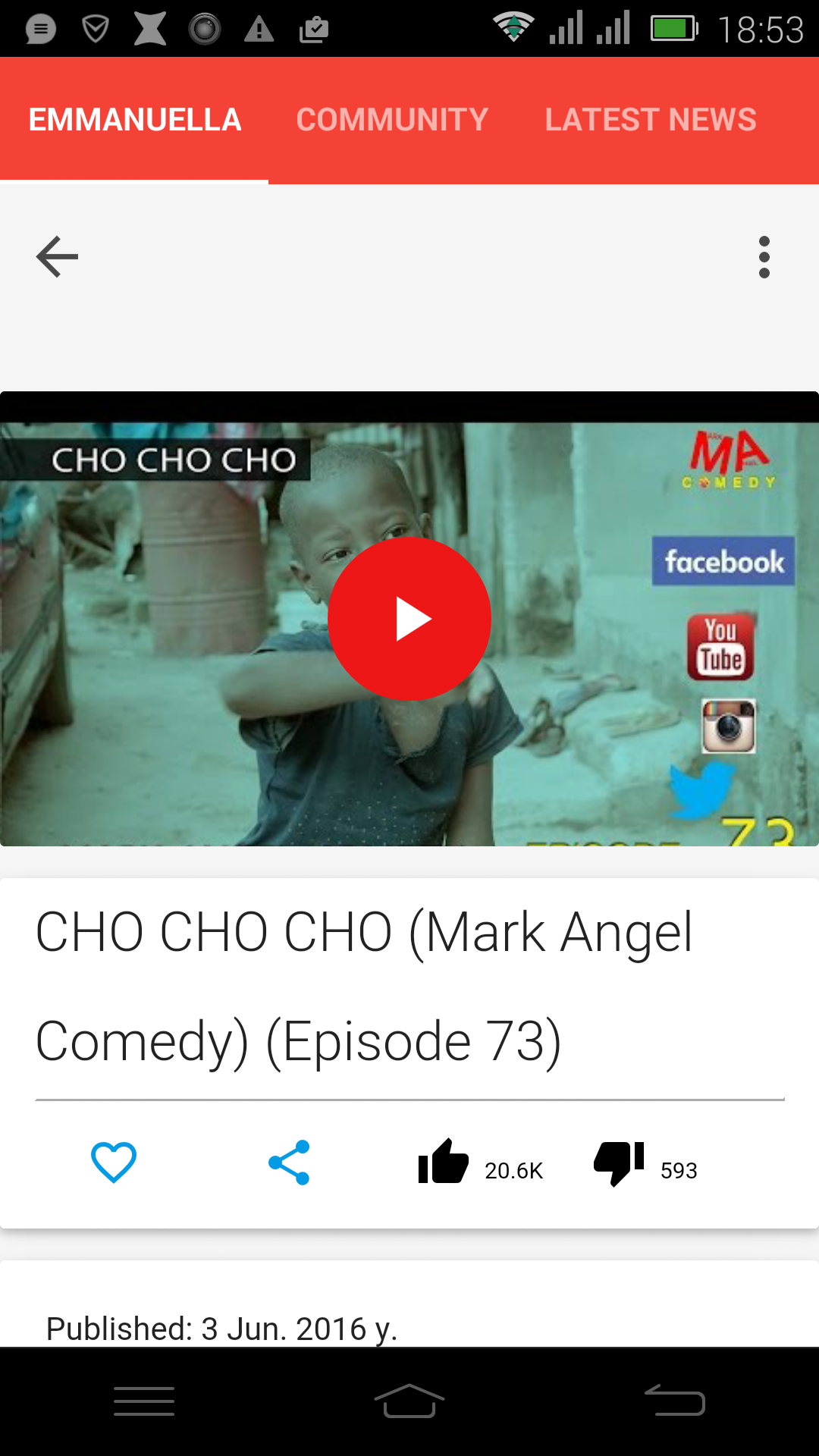 Best of Emmanuella Comedy - App on Amazon Appstore