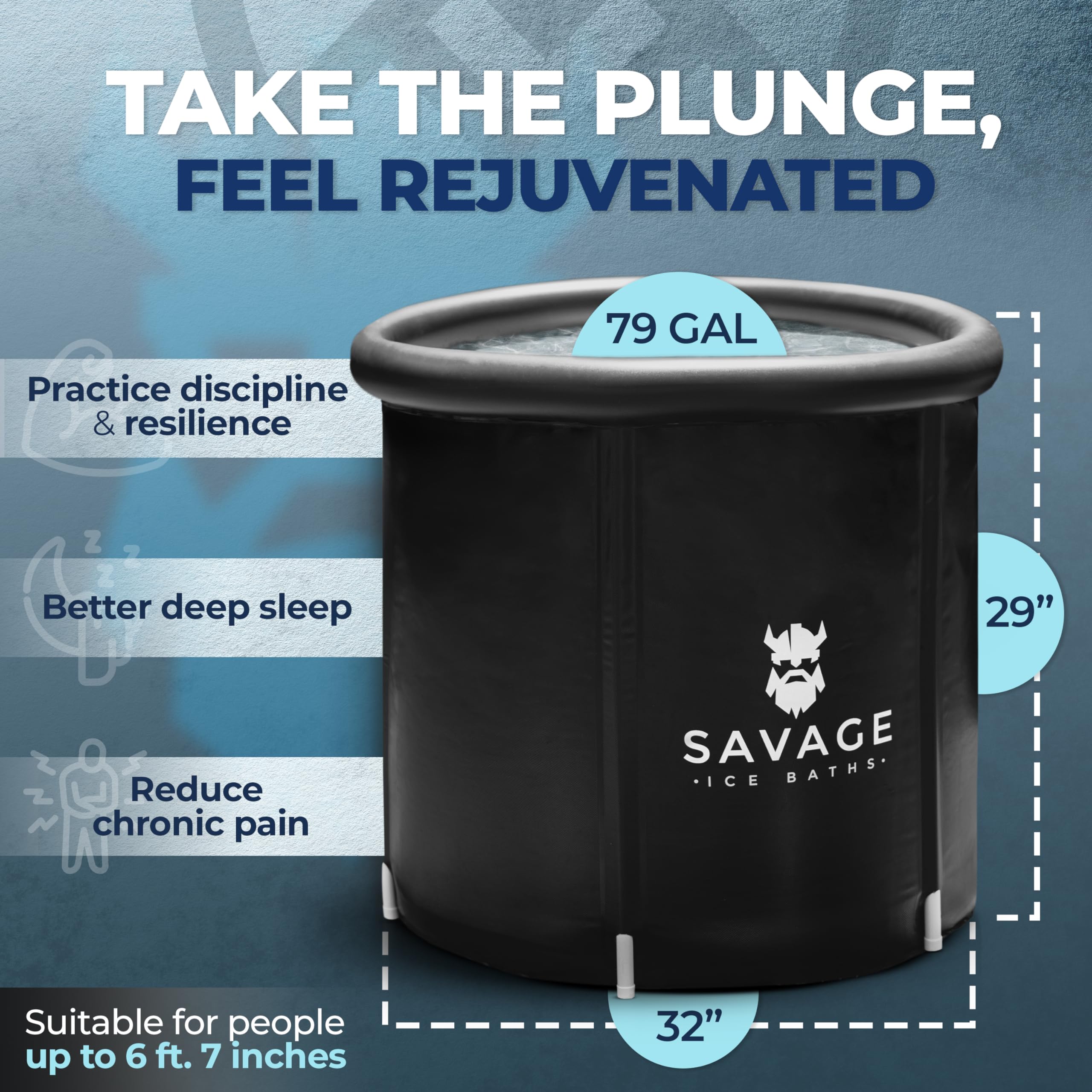 Snapklik.com : Savage Ice Baths - Portable Cold Plunge Tub For Athletes ...