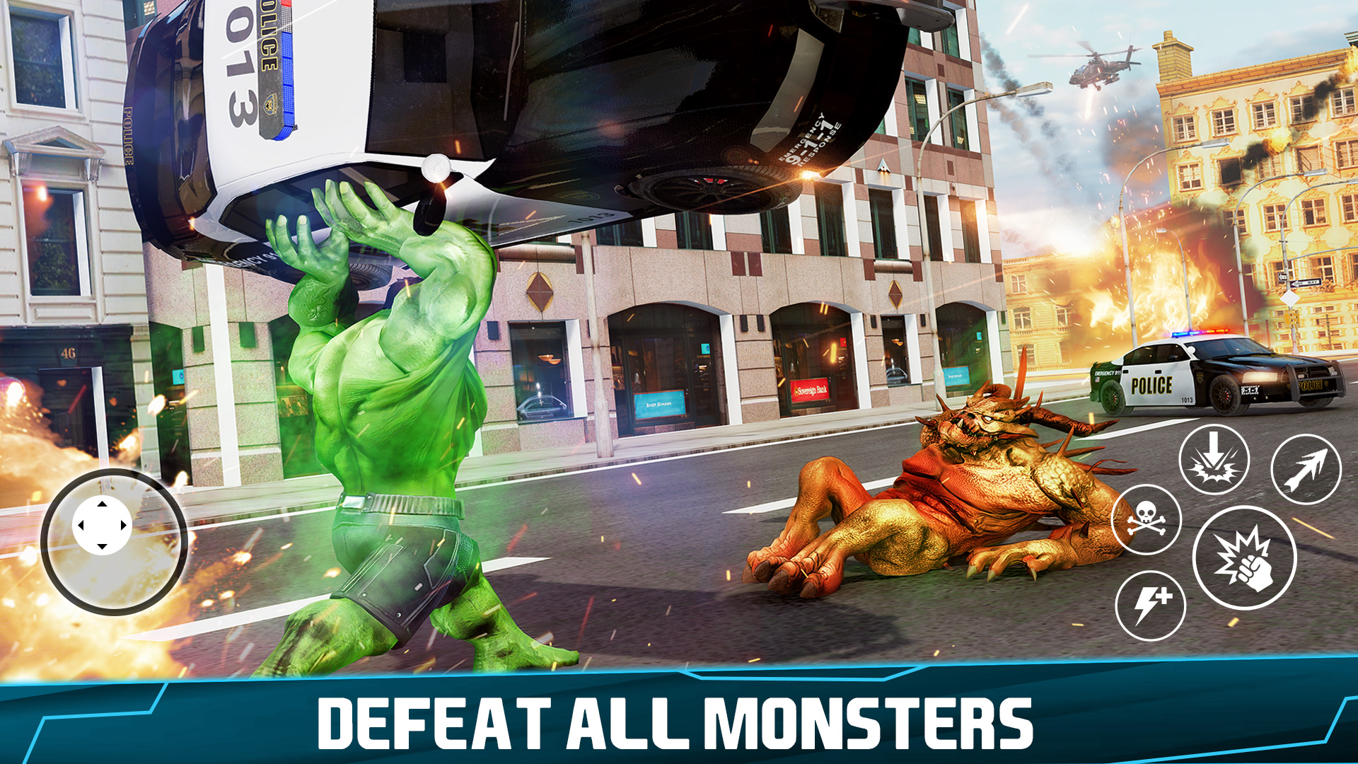 Incredible Superhero Monster City 3d Game - Incredible Monster City ...